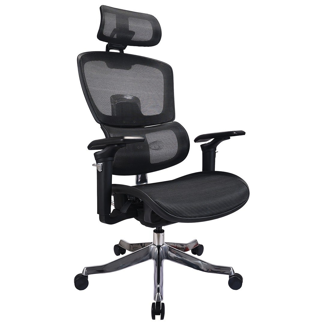Sedia da ufficio ergonomica ProjectPLUS B10-Ergo - Nero | Leroy Merlin