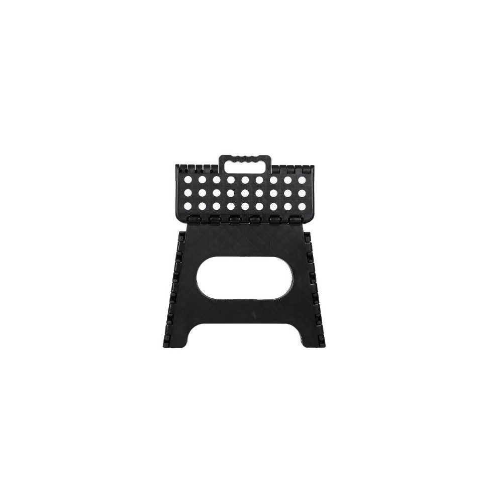 Marche pied pliant - L 33 x P 26 x H 27 cm - Noir | Leroy Merlin