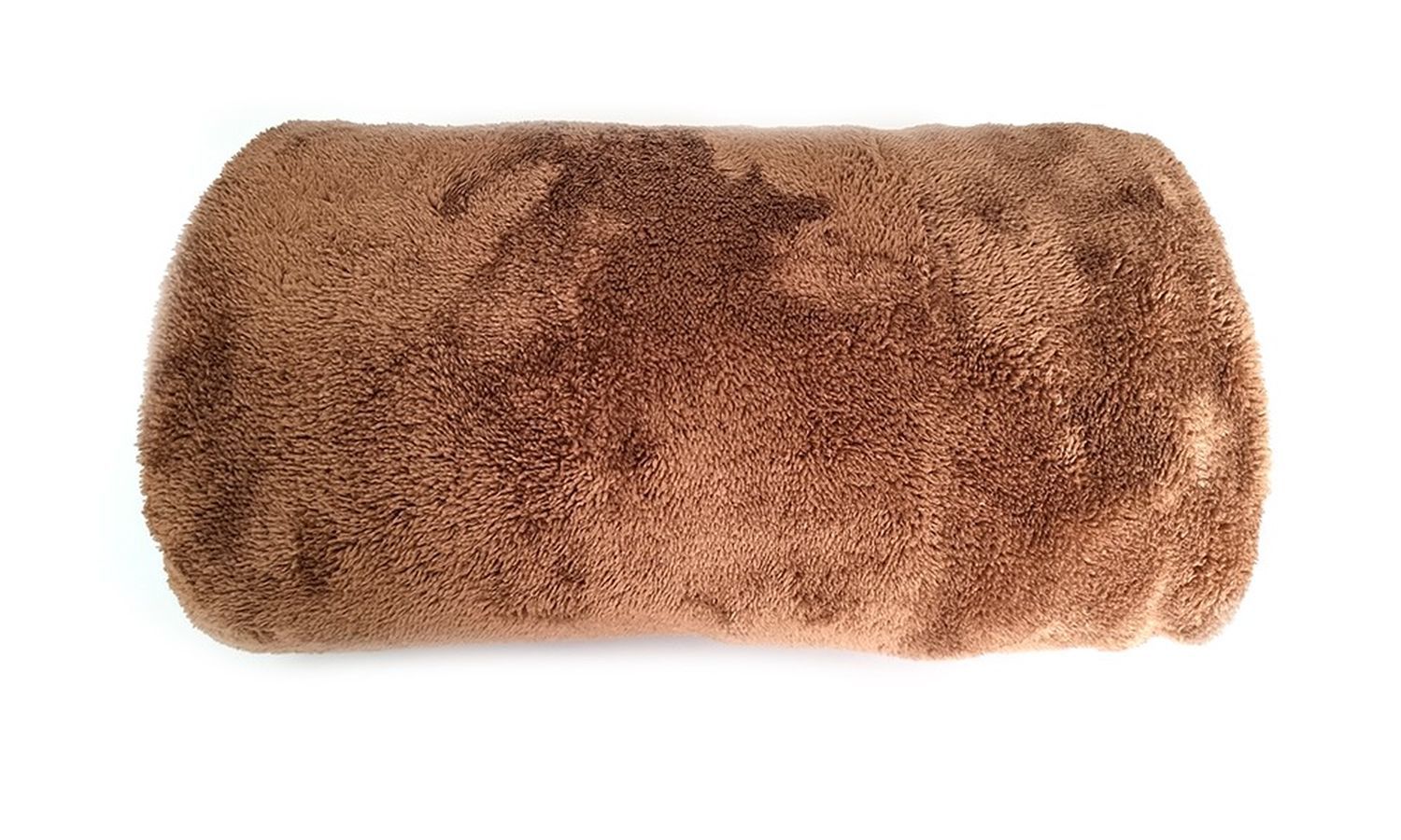 Plaid Uni Marron - 150cmx200cm | Leroy Merlin