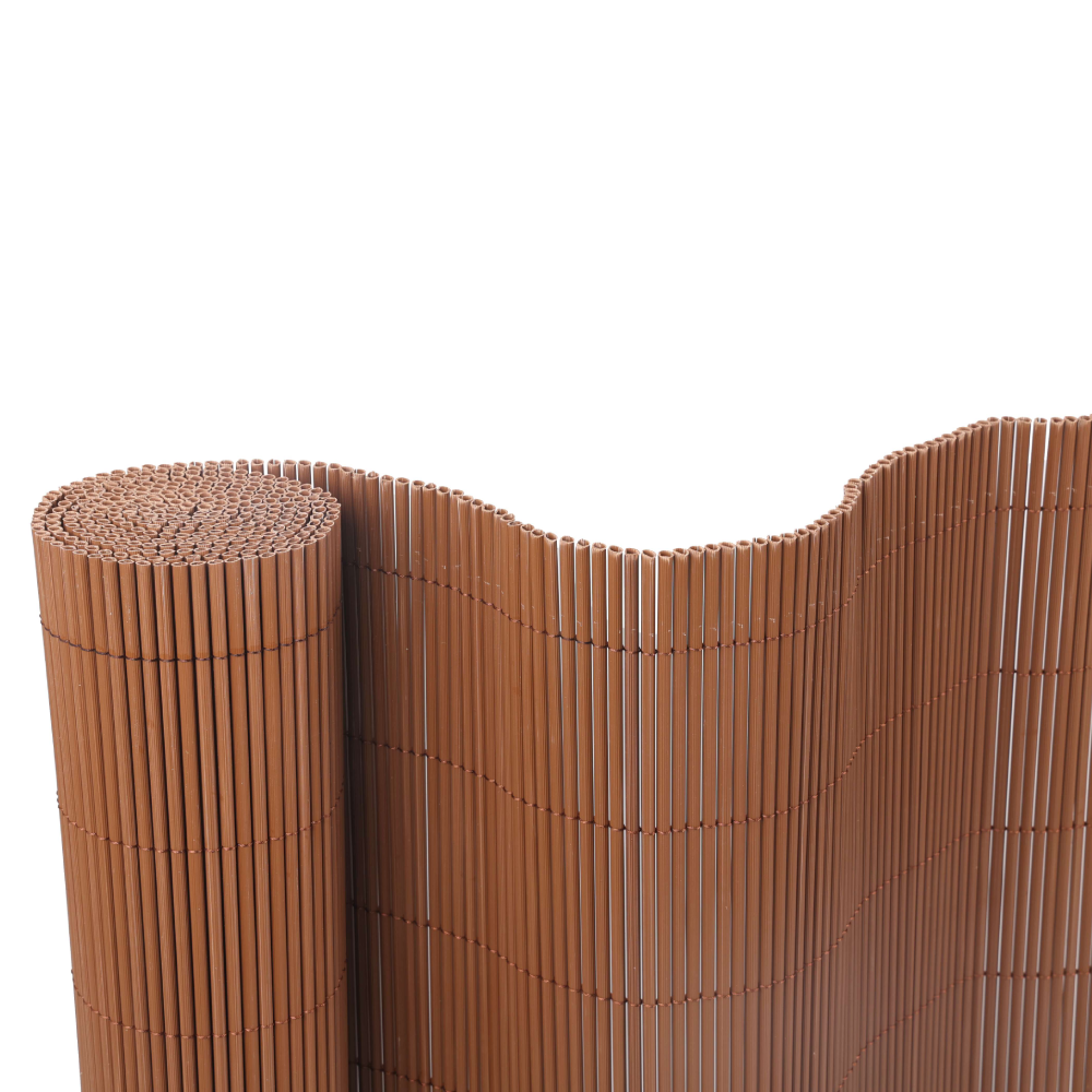 Bonerva | Mimbre PVC Marrón 1x3 Metros | 90% Ocultación | Cercado de ...