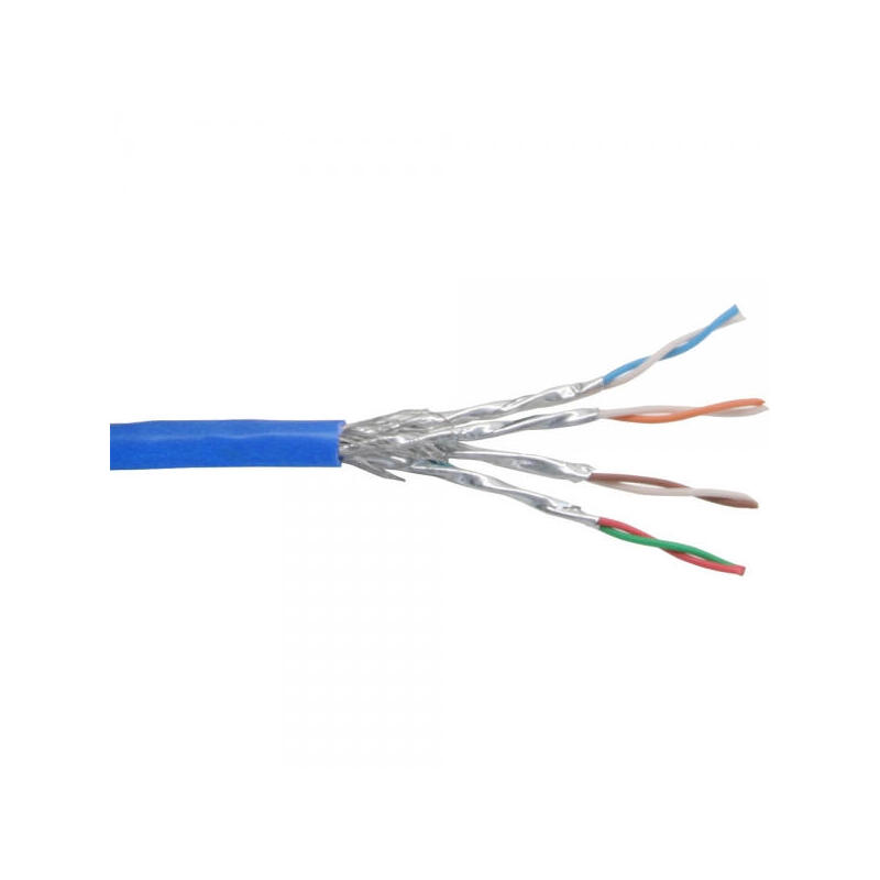 Cable de red inline s/ftp pimf cat.6 azul awg27 pvc cu 100m | Leroy Merlin