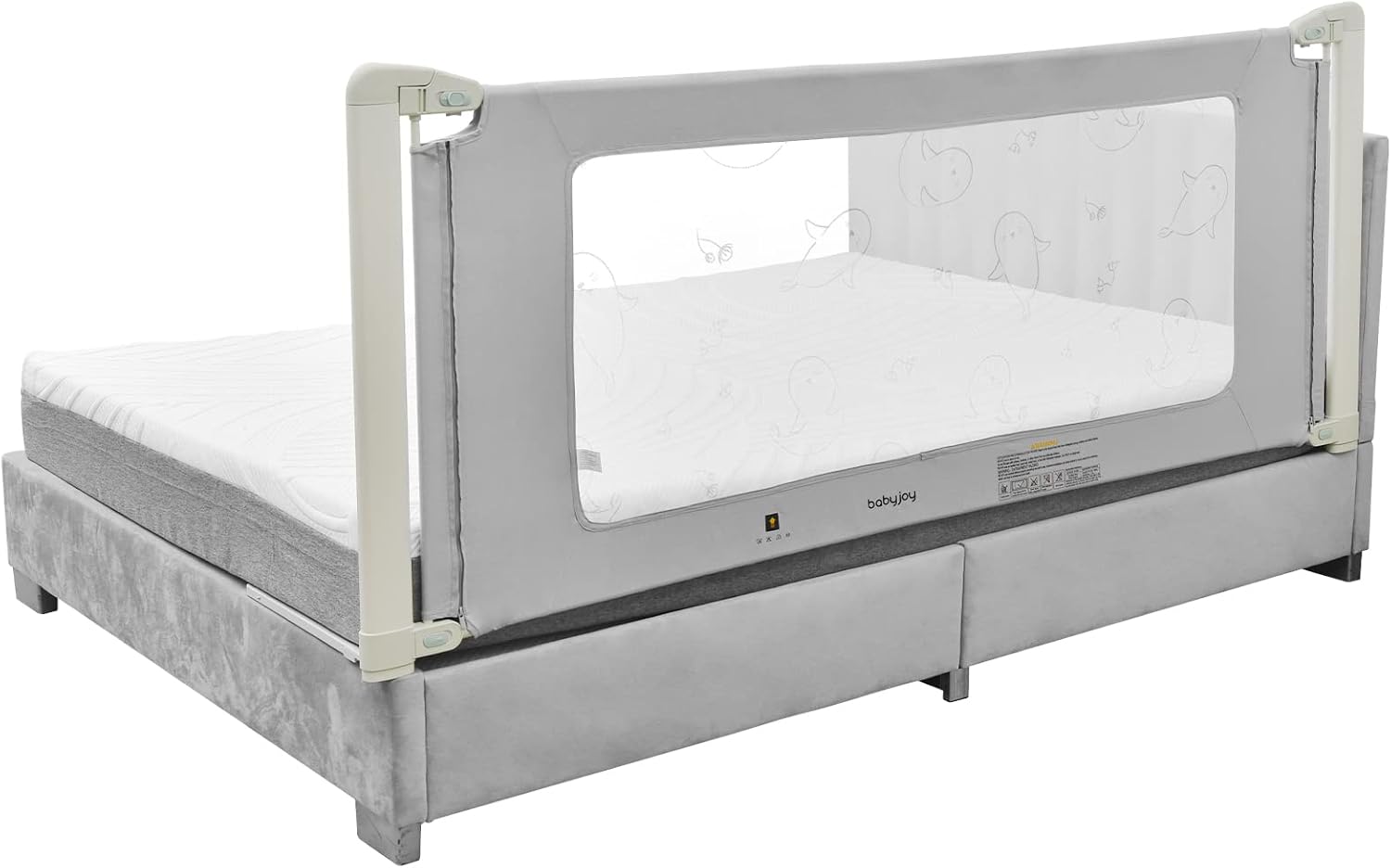 1,5/1,8/2M Barriere de Lit, Barriere de Securite Inferieure Reglable en ...