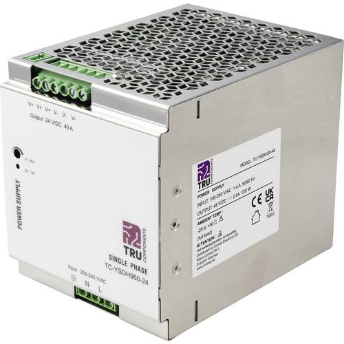 TRU COMPONENTS TC-13850168 Alimentation rail DIN 24 V/DC 40 A 960 W Nbr ...