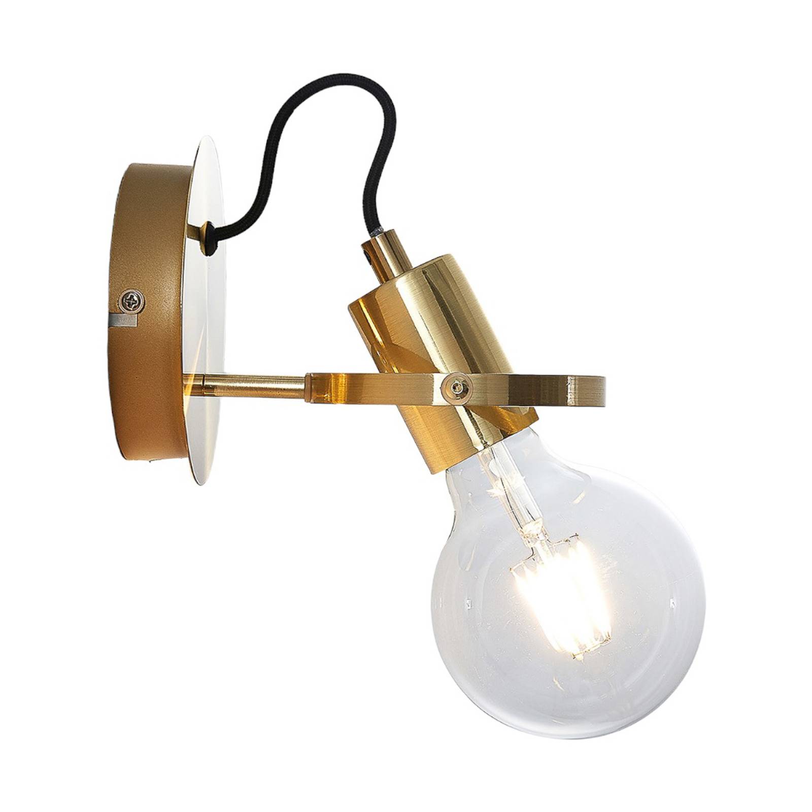 Lindby Mirtel aplique dorado mate, aplique | Leroy Merlin