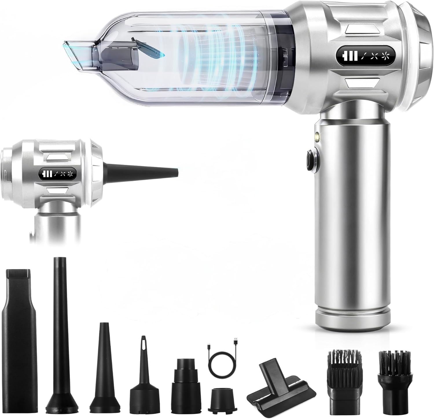 ZMH Aspirateur portatif mini aspirateur sans fil aspiration puissante ...