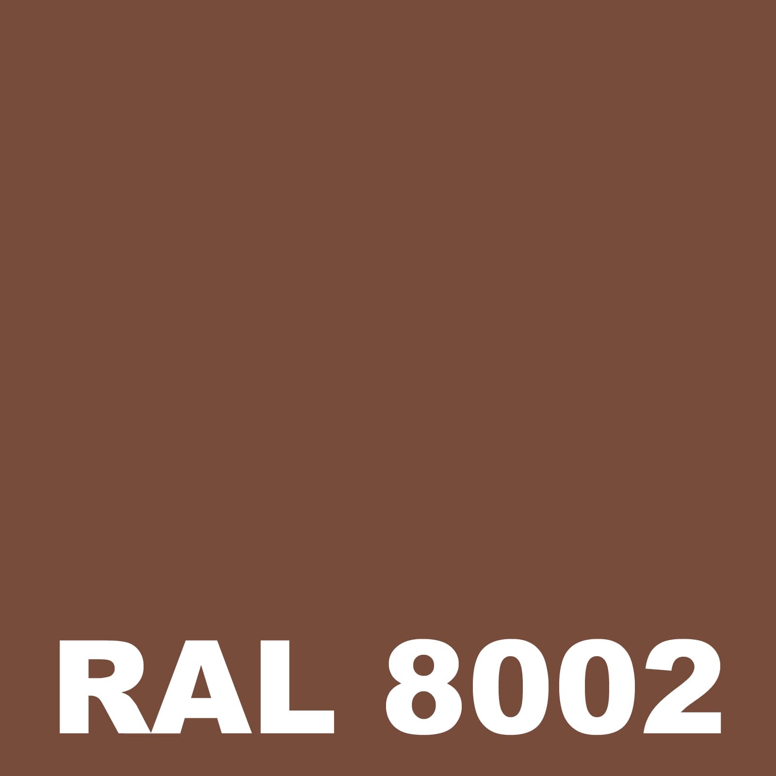 Peinture Sol Industriel - Metaltop - Brun de sécurité - RAL 8002 - Pot ...