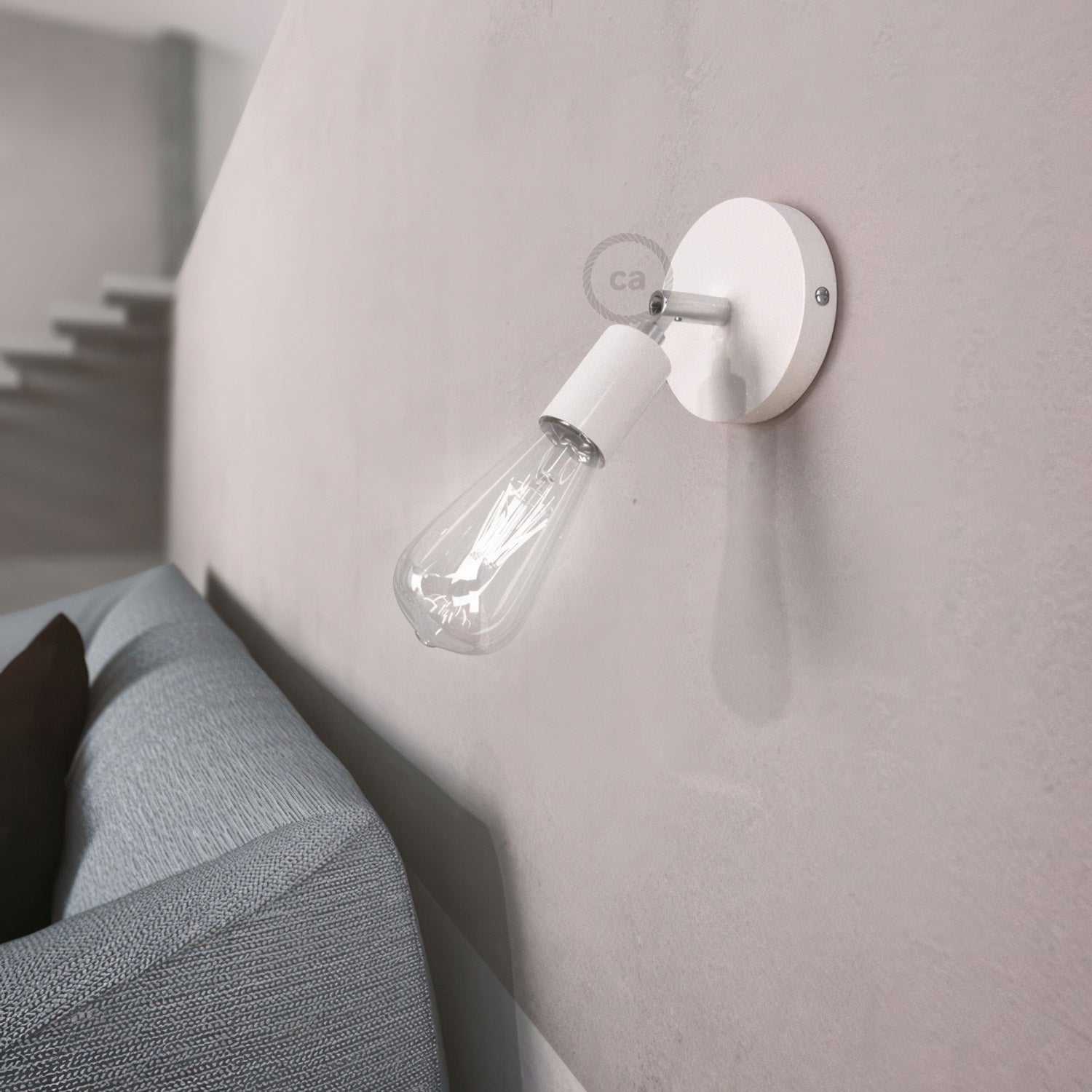 Luminaire métallique 90°, point d'éclairage ajustable au mur ou au ...