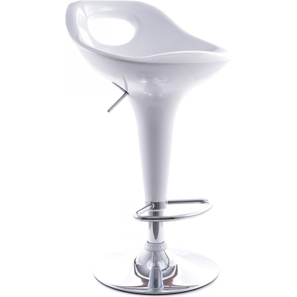 Tabouret de Bar Modern Pivotant - Réglable en Hauteur Blanc | Leroy Merlin