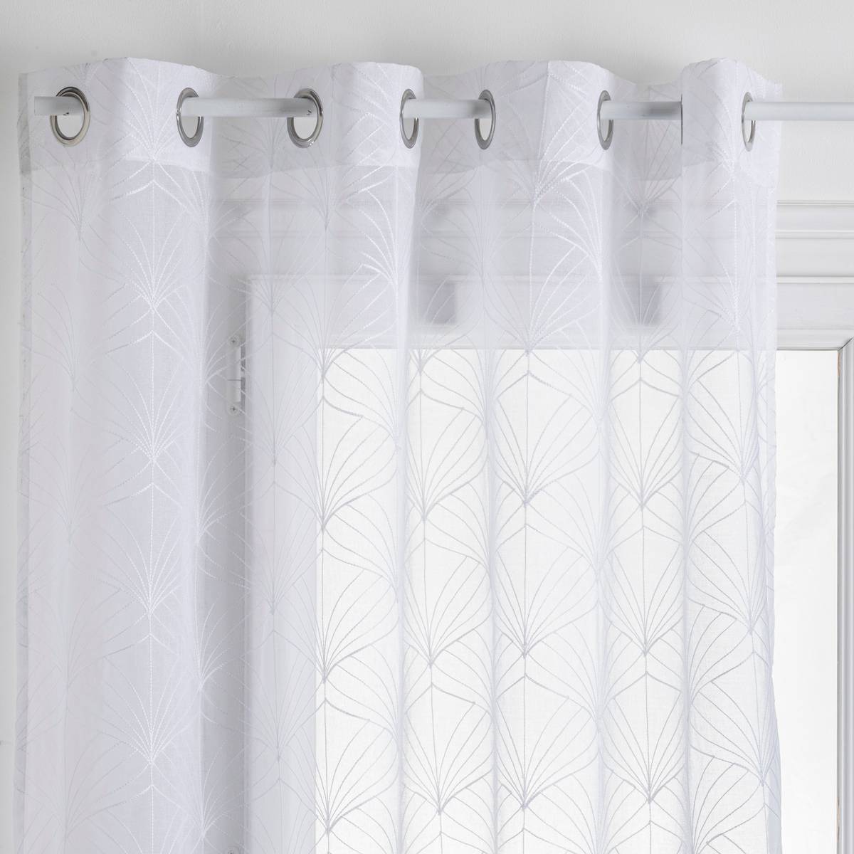 Voilage "Mia" - blanc - 140x240 cm - Atmosphera créateur d'intérieur ...