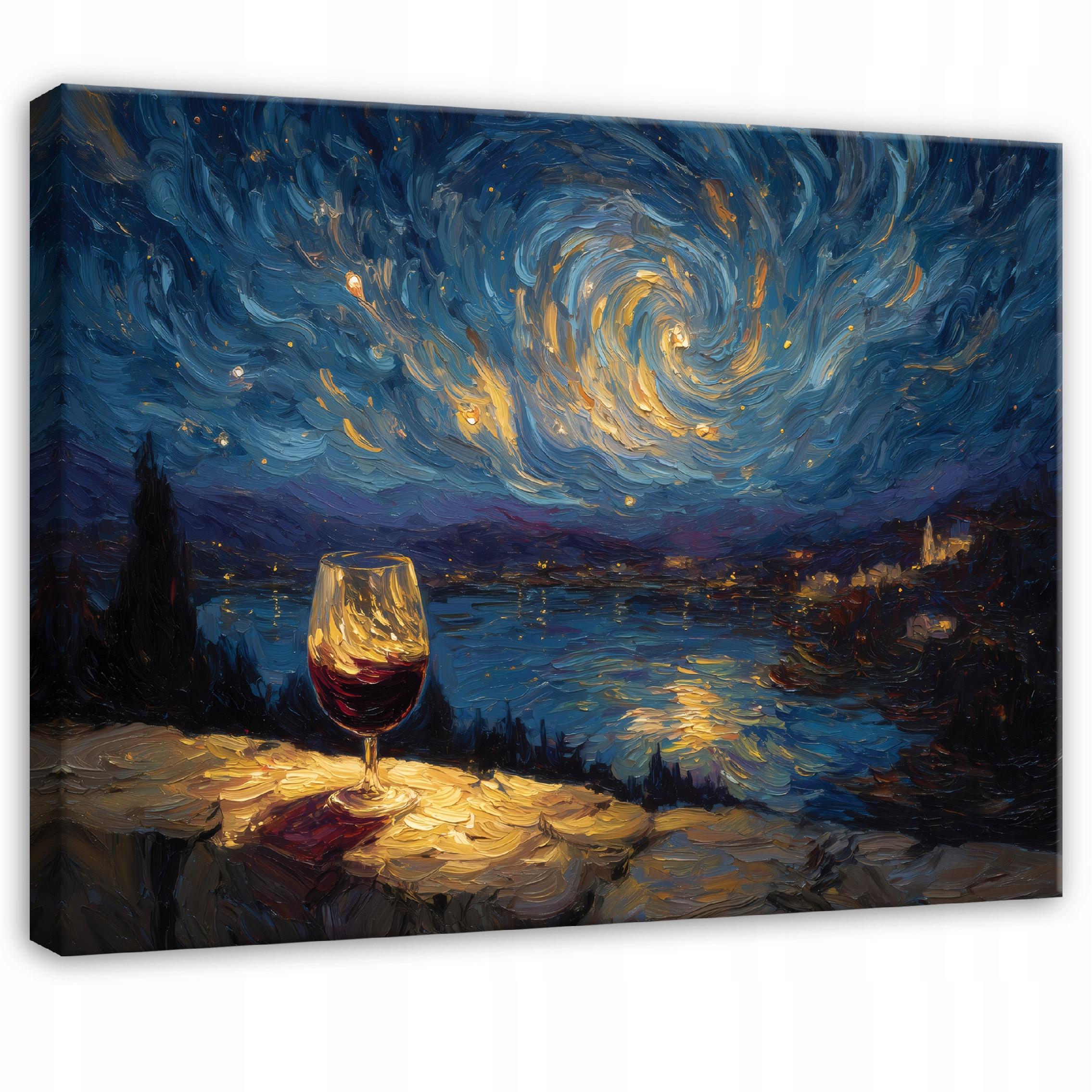 Tableau Décoration Murale Impression Sur Toile Paysage Bleu Paysage ...
