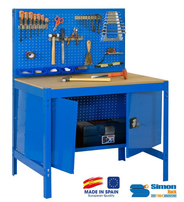 SimonRack - Kit Etabli avec un verrou 1440x900x600mm Charge 400 Kg ...