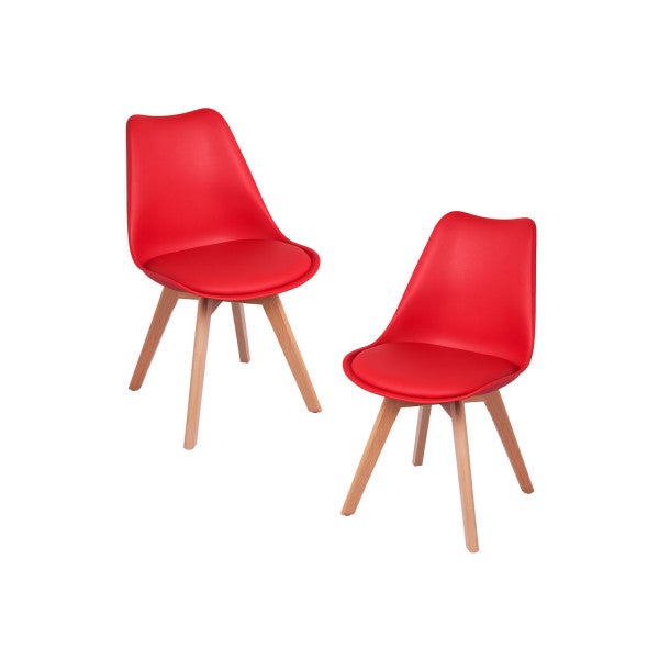 Pack 2 Sillas Synk Pro - Rojo | Leroy Merlin