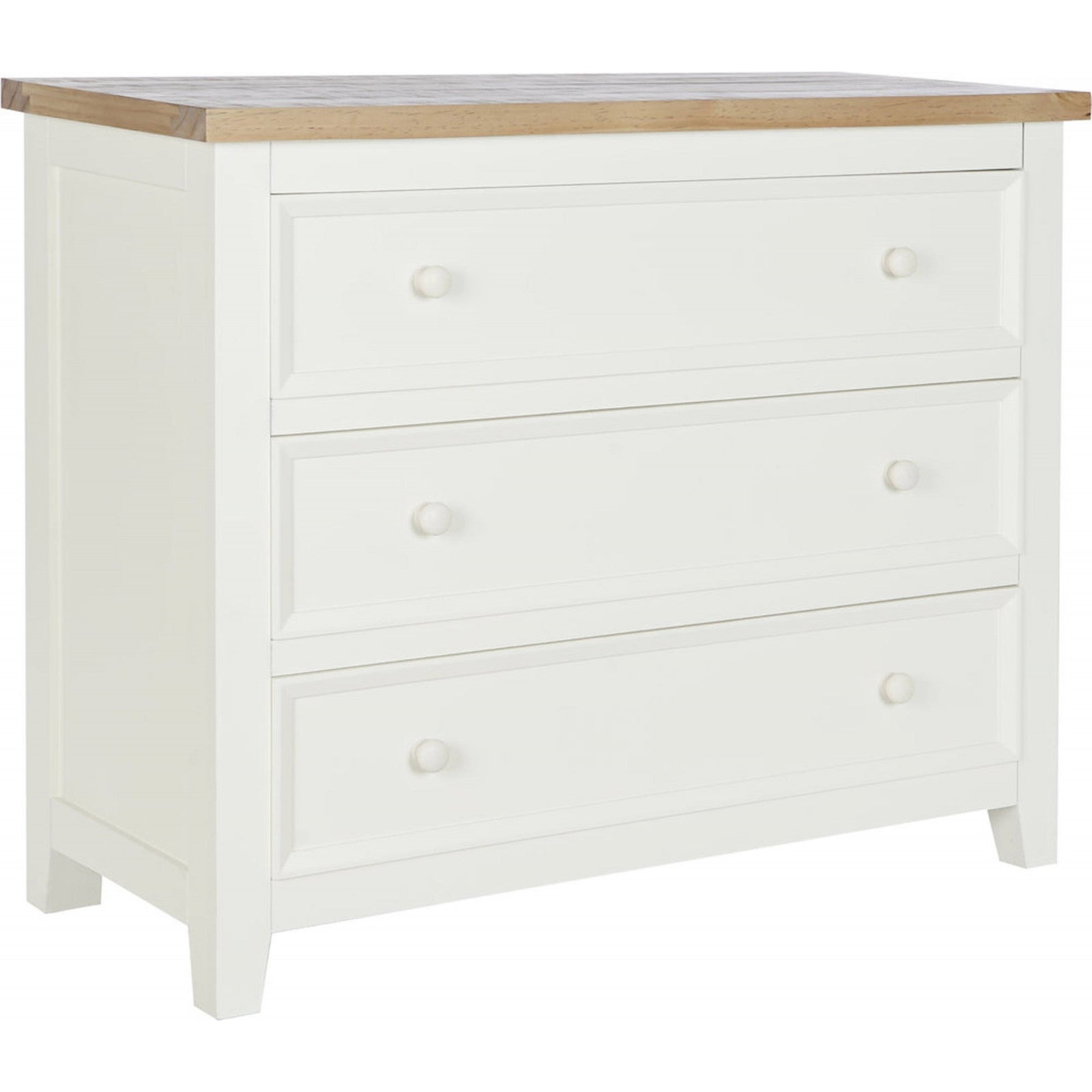 Commode élégante beige en bois pour rangement chic 93,6 x 38 x 76 cm ...