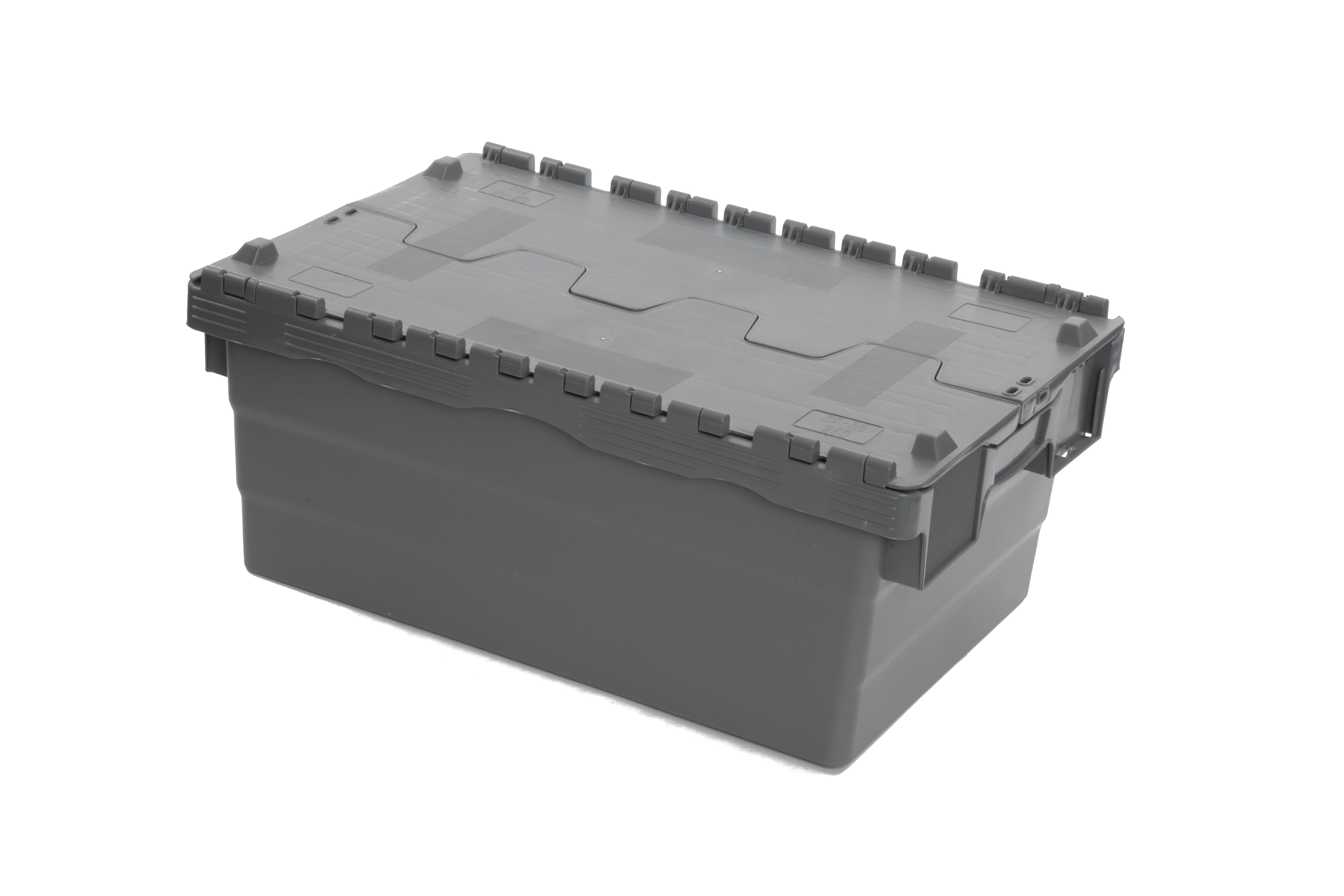 Bac 600x400x250 Avec Couvercle Intégré - Gris Multiroir | Leroy Merlin