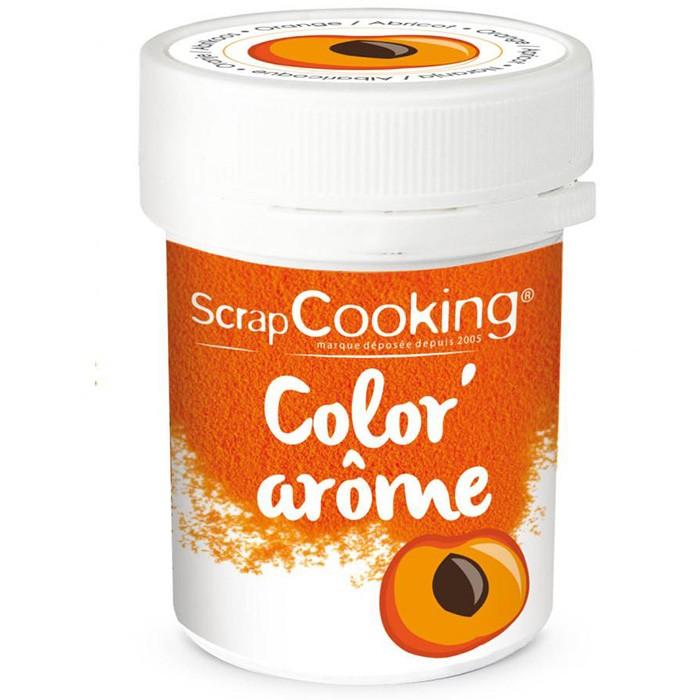 Colorant alimentaire orange - arôme abricot 10 g - ScrapCooking | Leroy ...