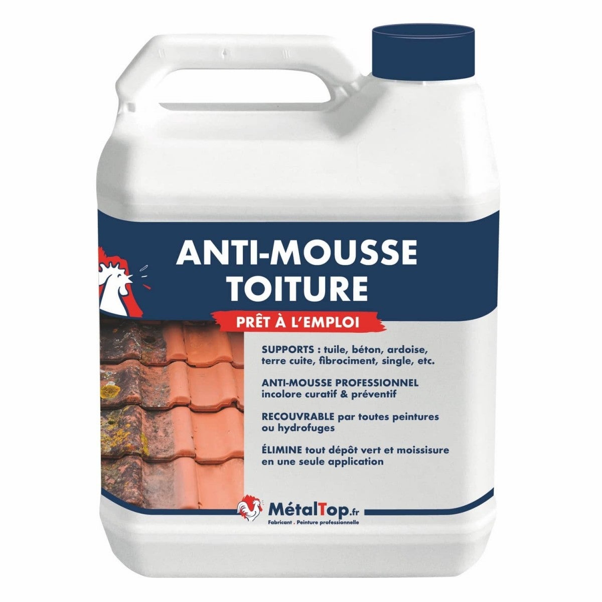 Antimousse Toiture - Metaltop - Incolore - RAL Incolore - Pot 20L ...