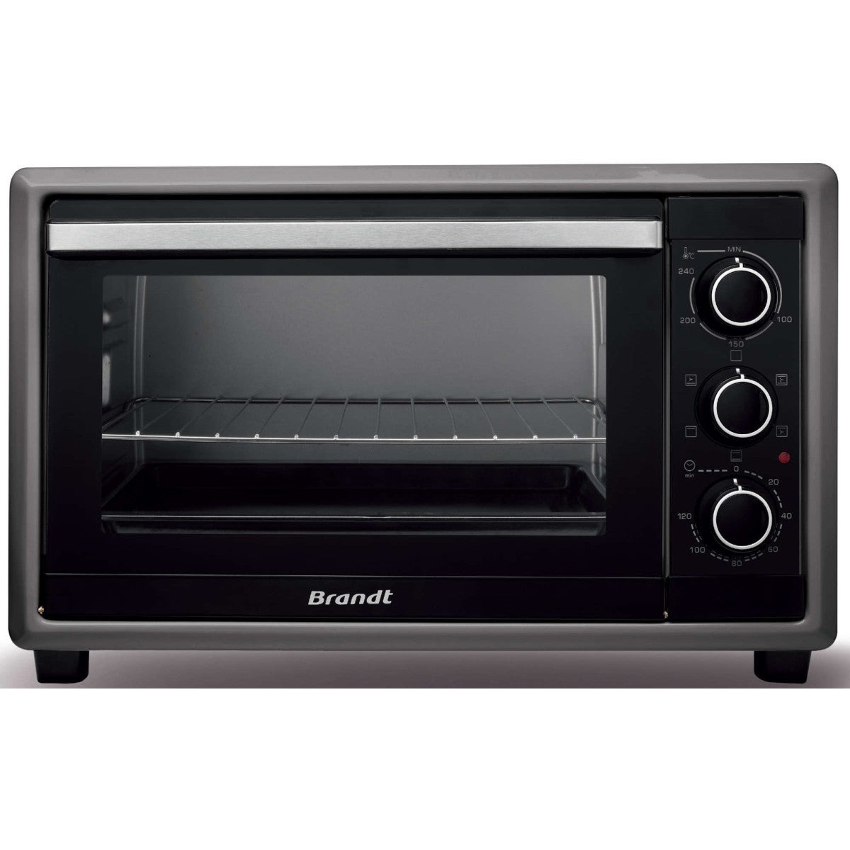 BRANDT Mini-four et rôtissoire posable 21L 1380W Noir | Leroy Merlin