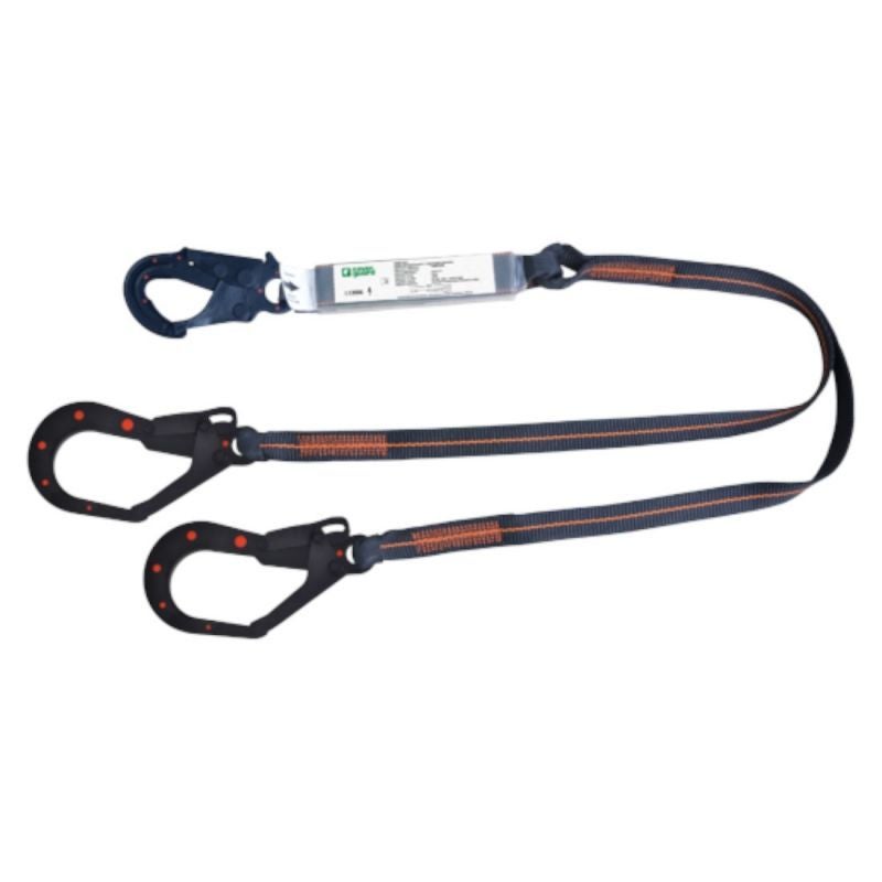 Longe double à absorbeur pour les risques électriques ARECA - EN355 TU ...