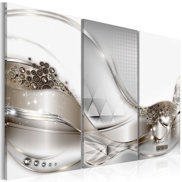 Tableau Mathematical Wave 90x60 cm | Leroy Merlin