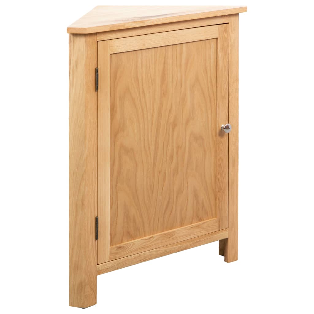 Armoire d'angle 59 x 45 x 80 cm Bois de chêne massif | Leroy Merlin
