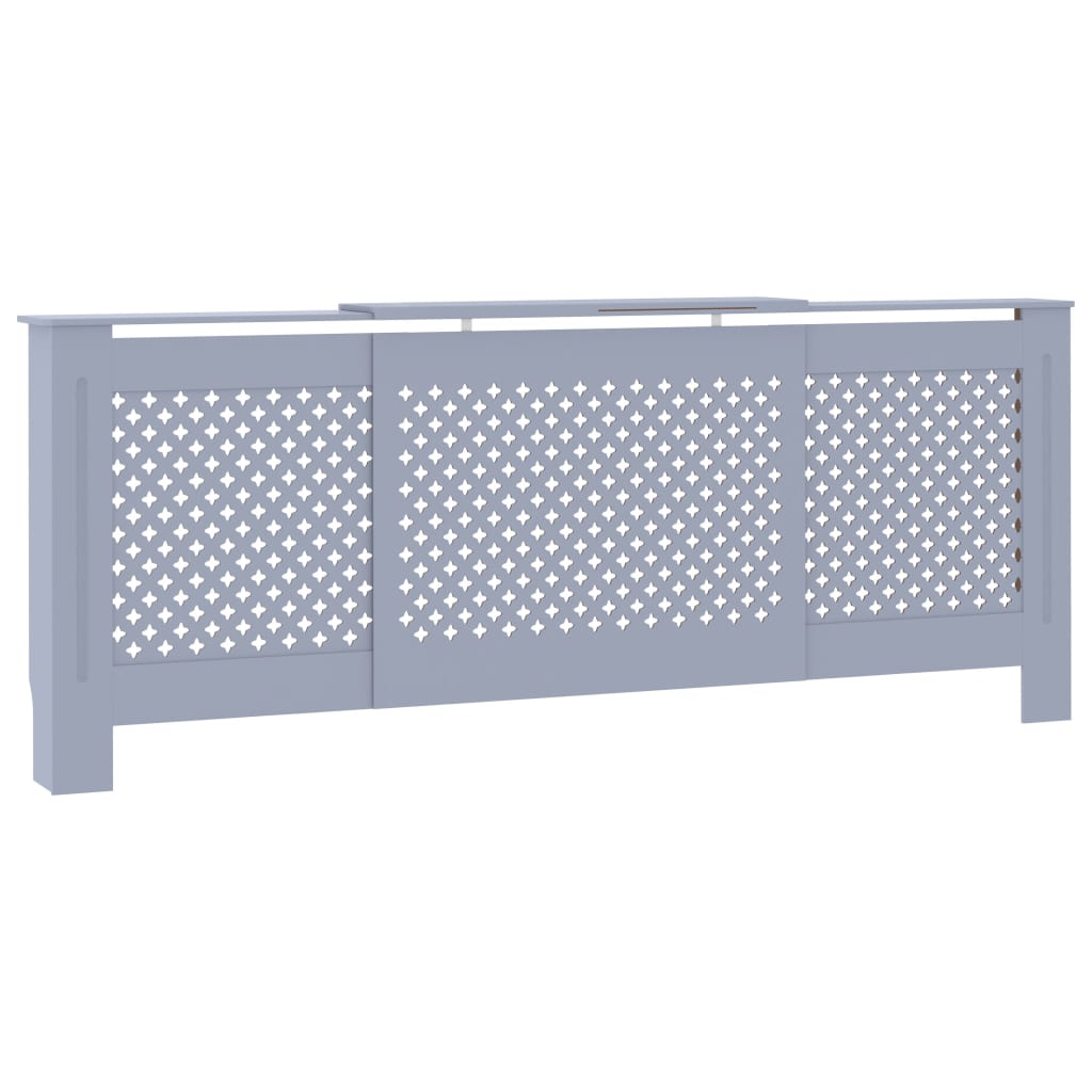 Cache radiateur MDF gris 205 cm - COMFORTXL | Leroy Merlin