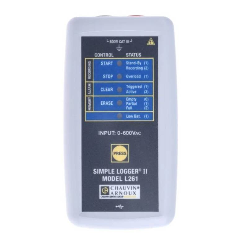 Enregistreur numérique 1 voie LOGGER L261 | Bricoman