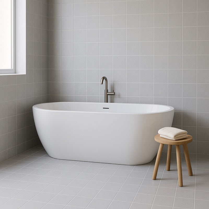 Carrelage sol / mur 20x20 uni gris perle MONOCOLOR HUMO (Vendu par ...