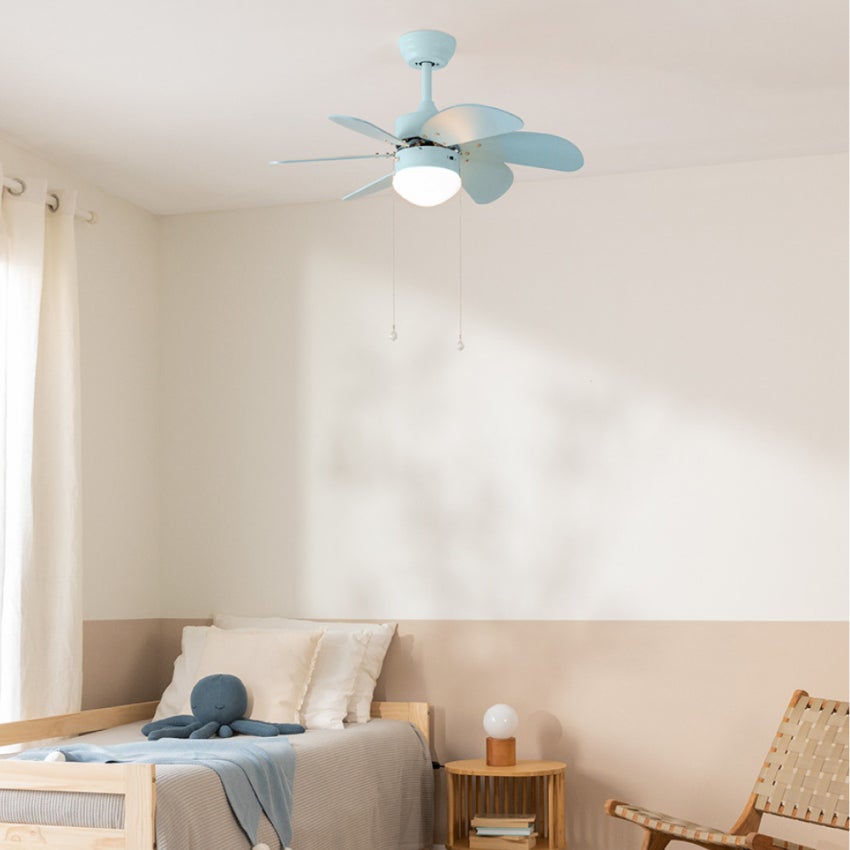 WINDLIGHT EASY - Ventilador de Techo 53W Silencioso Ø86 cm con luz sin ...