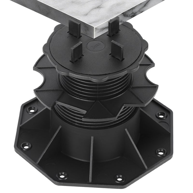 Lot de 100 plots réglables plot pour terrasse Plot terrasse dalle plots réglables 65-140 mm ...