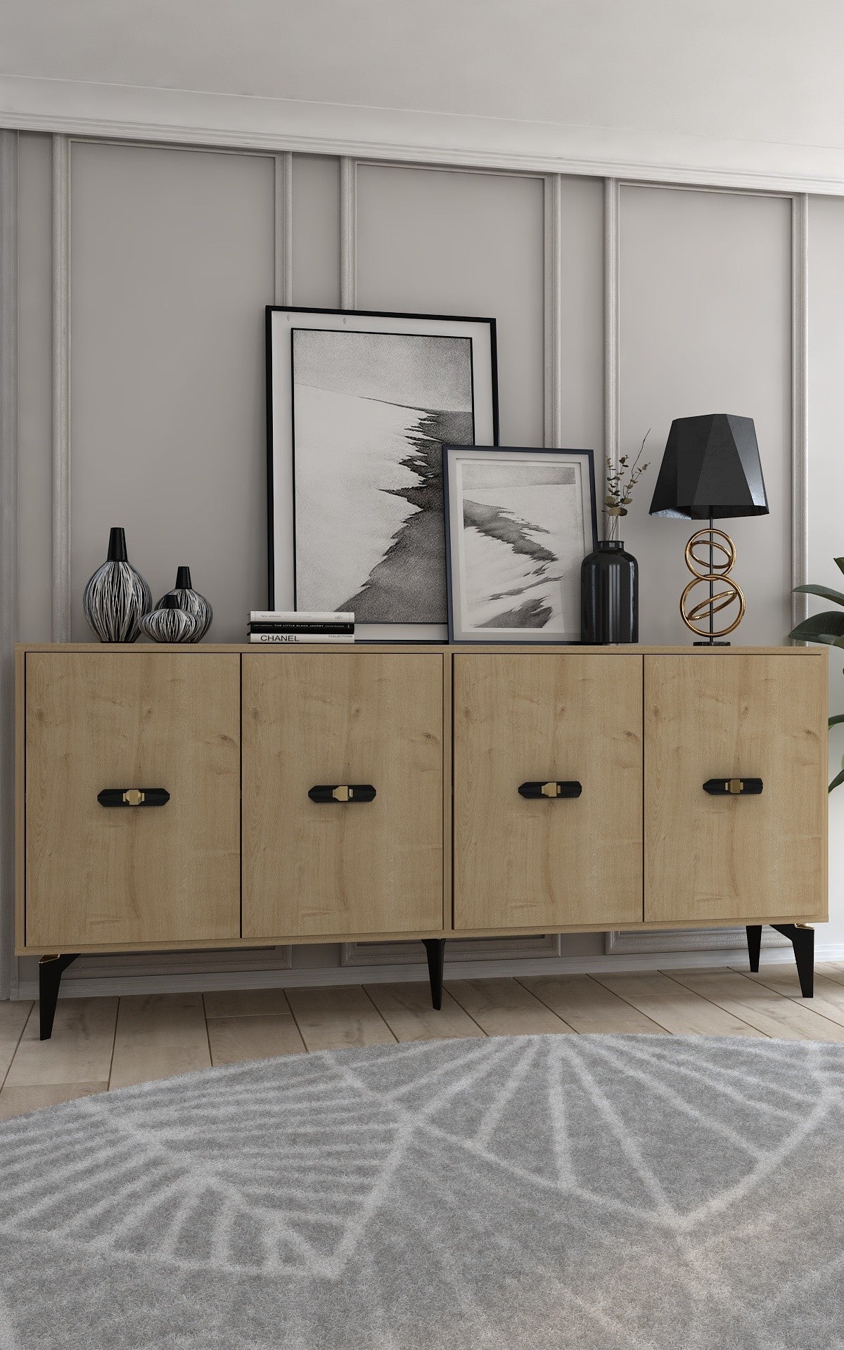 Buffet Fly Chêne Saphir | Leroy Merlin