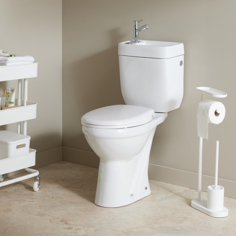 Pack wc surélevé sortie verticale avec lave mains | Leroy Merlin