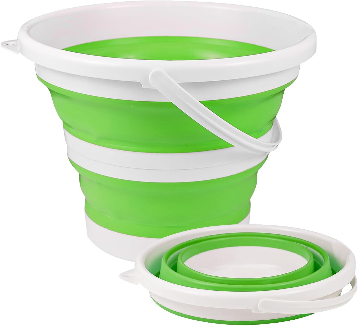 Seau pliable en silicone pour le camping, les voyages, le lavage de ...