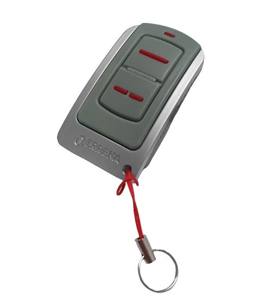 Télécommande Erreka IRIS 2 canaux grise, 433,92 Mhz | Leroy Merlin