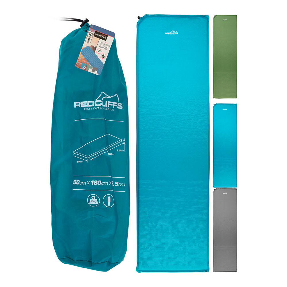 Colchoneta auto hinchable 50x180x2,5cm incluye bolsa de transporte ...