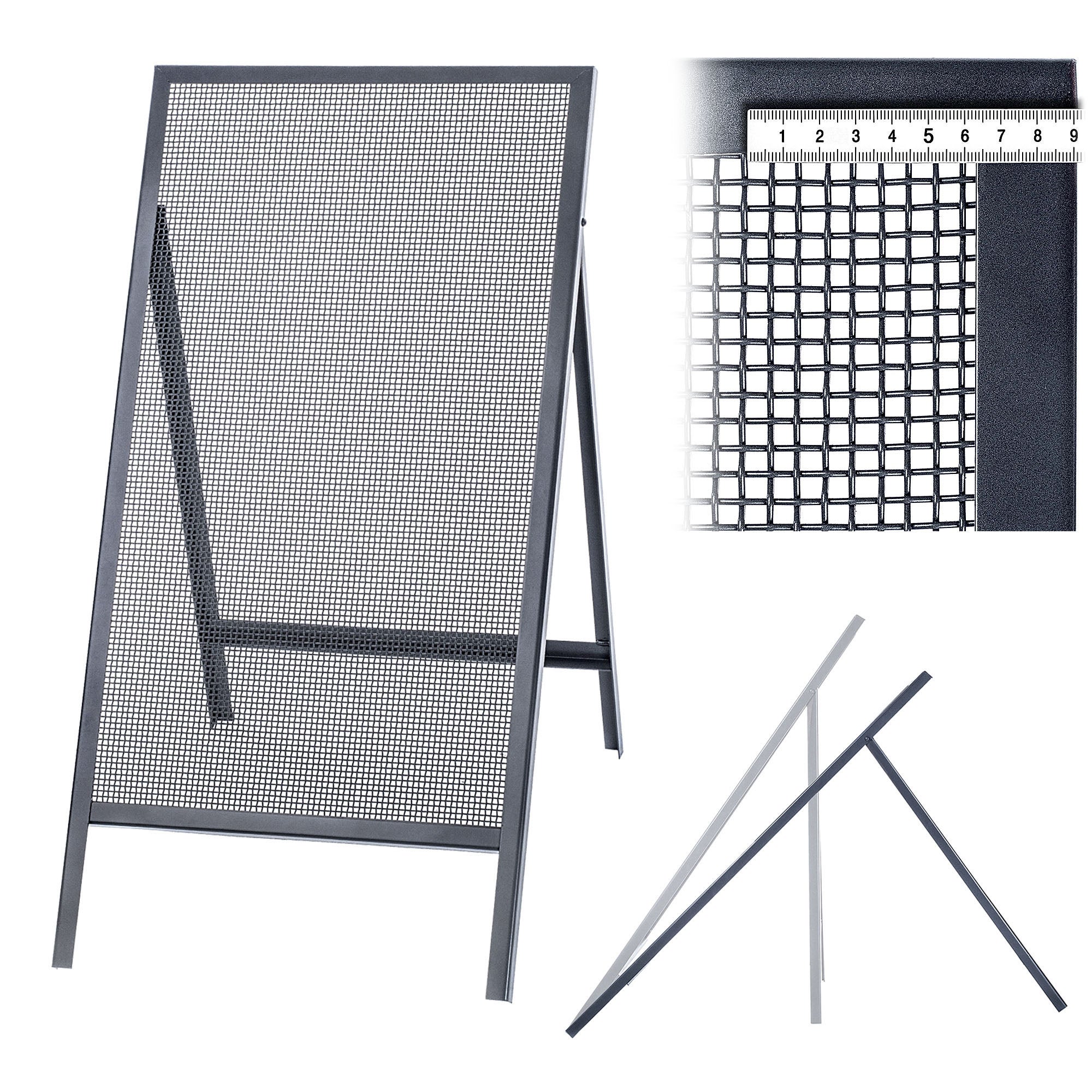 KADAX Tamis de Construction pour Sable, Terre Sable, Maçonnerie ...