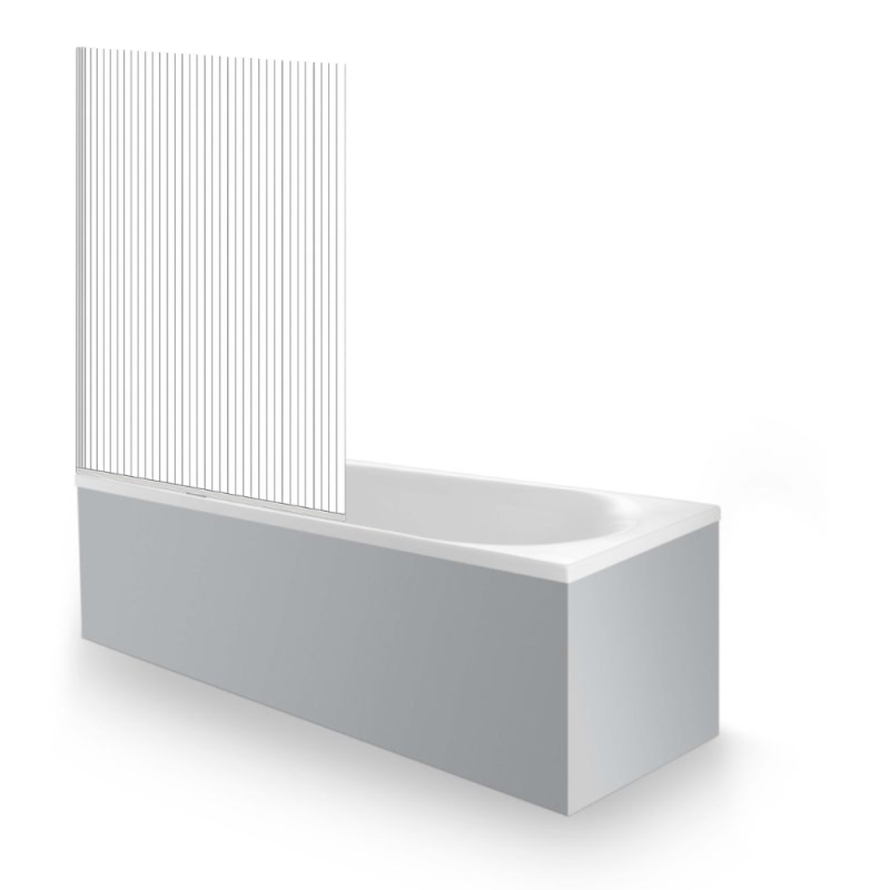 Baignoire droite DURAVIT D-Neo 170 x75 cm + Pare bain gauche AURYS ...