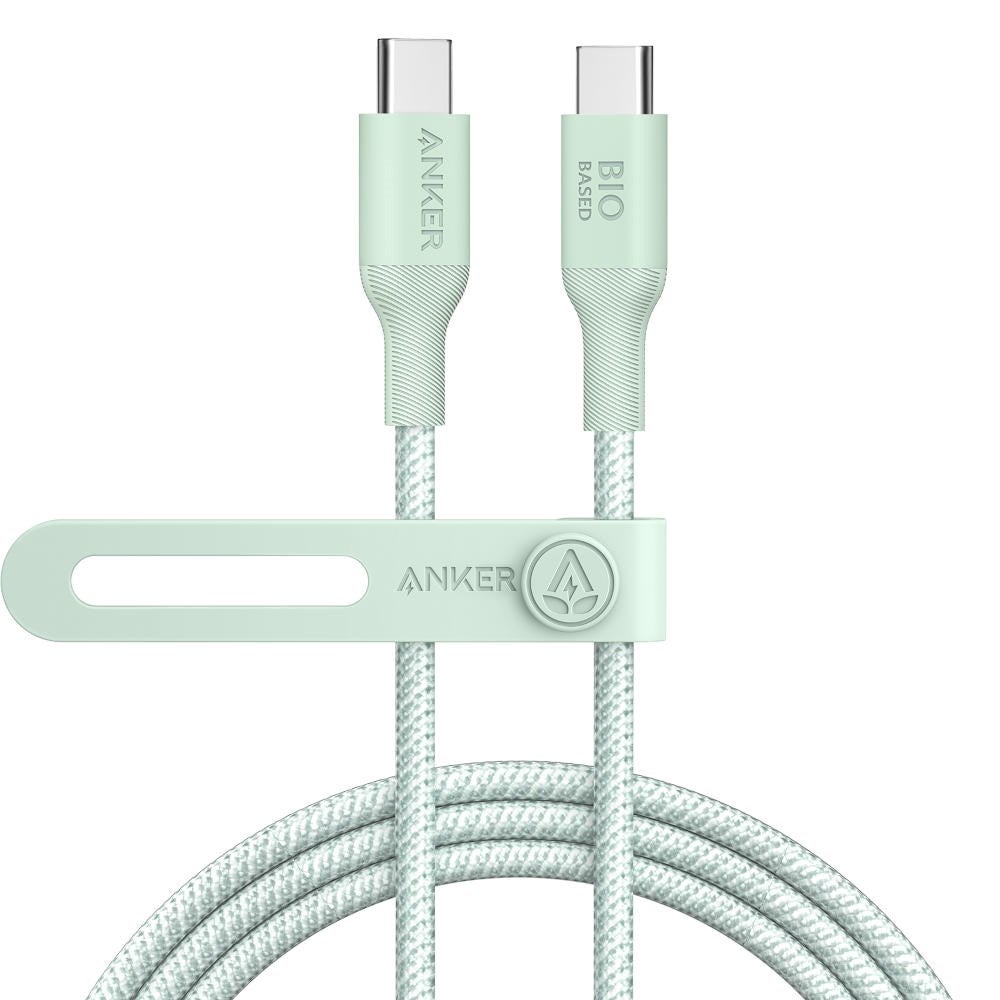 Câble Anker 544 USB-C vers USB-C Bio-Nylon 1,8 m 140 W noir | Leroy Merlin
