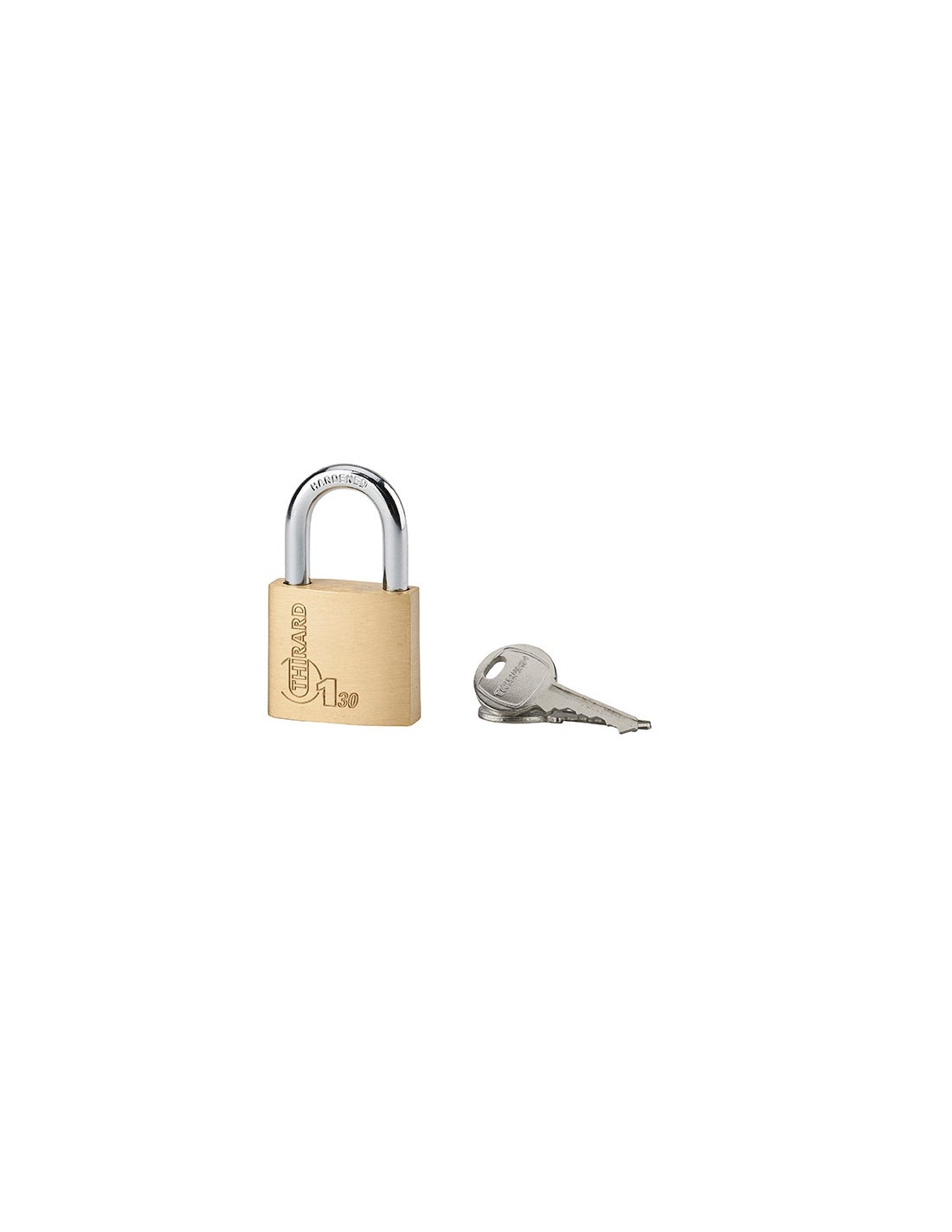 Lucchetto 30 mm con arco in acciaio, 2 chiavi – THIRARD | Leroy Merlin