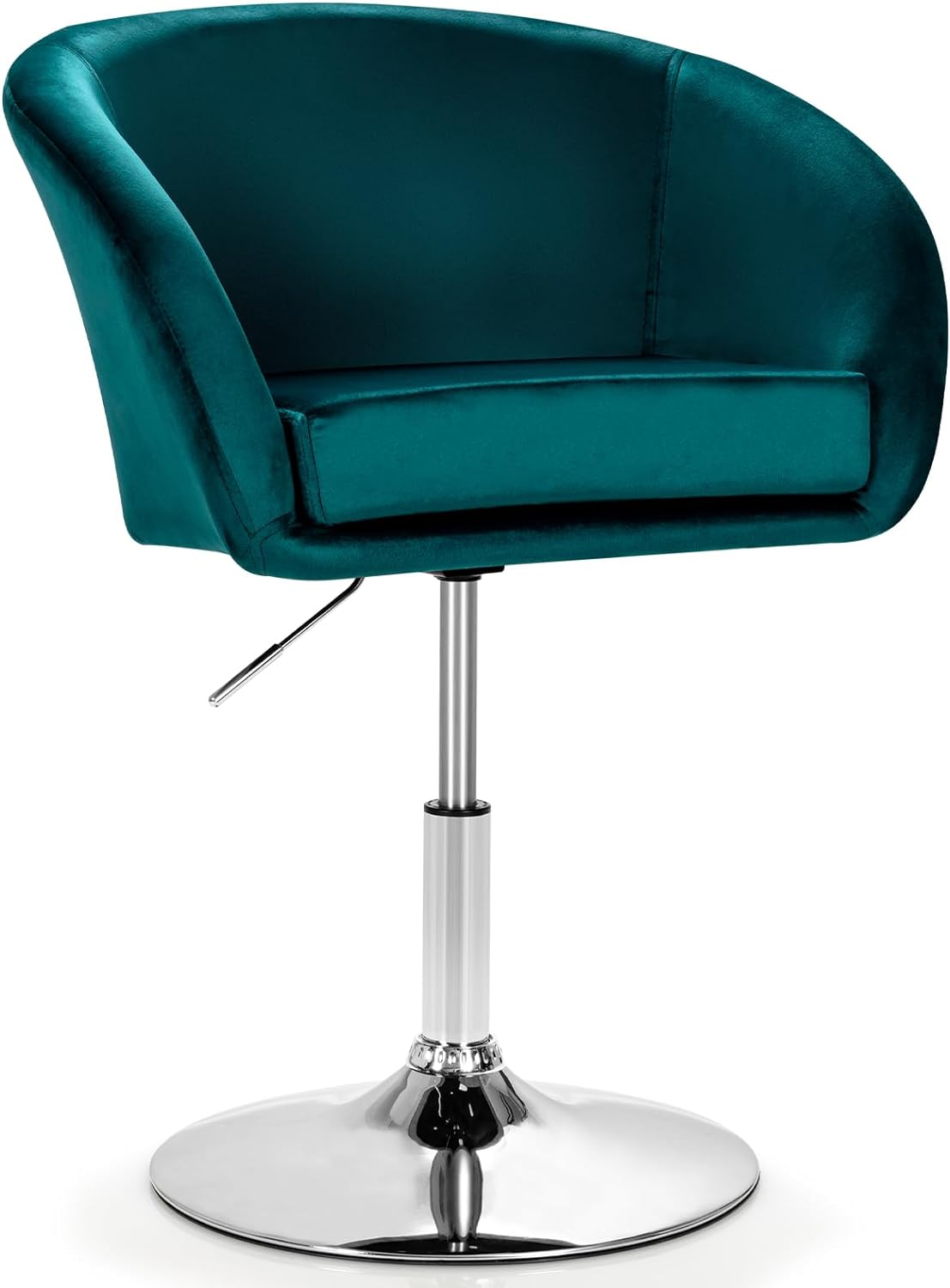 Chaise de Coiffeuse Moderne en Velours Tabouret de Bar Réglable en ...