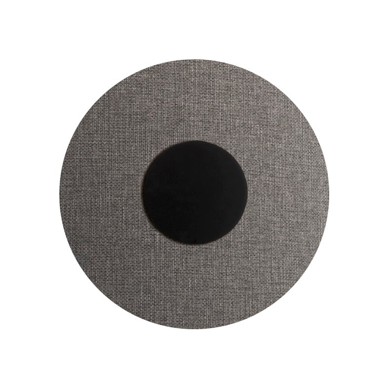 Aplique de pared Solaris negro con pantalla gris, 12 W, 3000 K, CRI90 ...