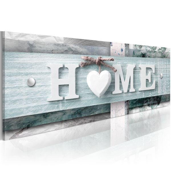 Tableau Vintage Turquoise Arrangement 135x45 cm | Leroy Merlin