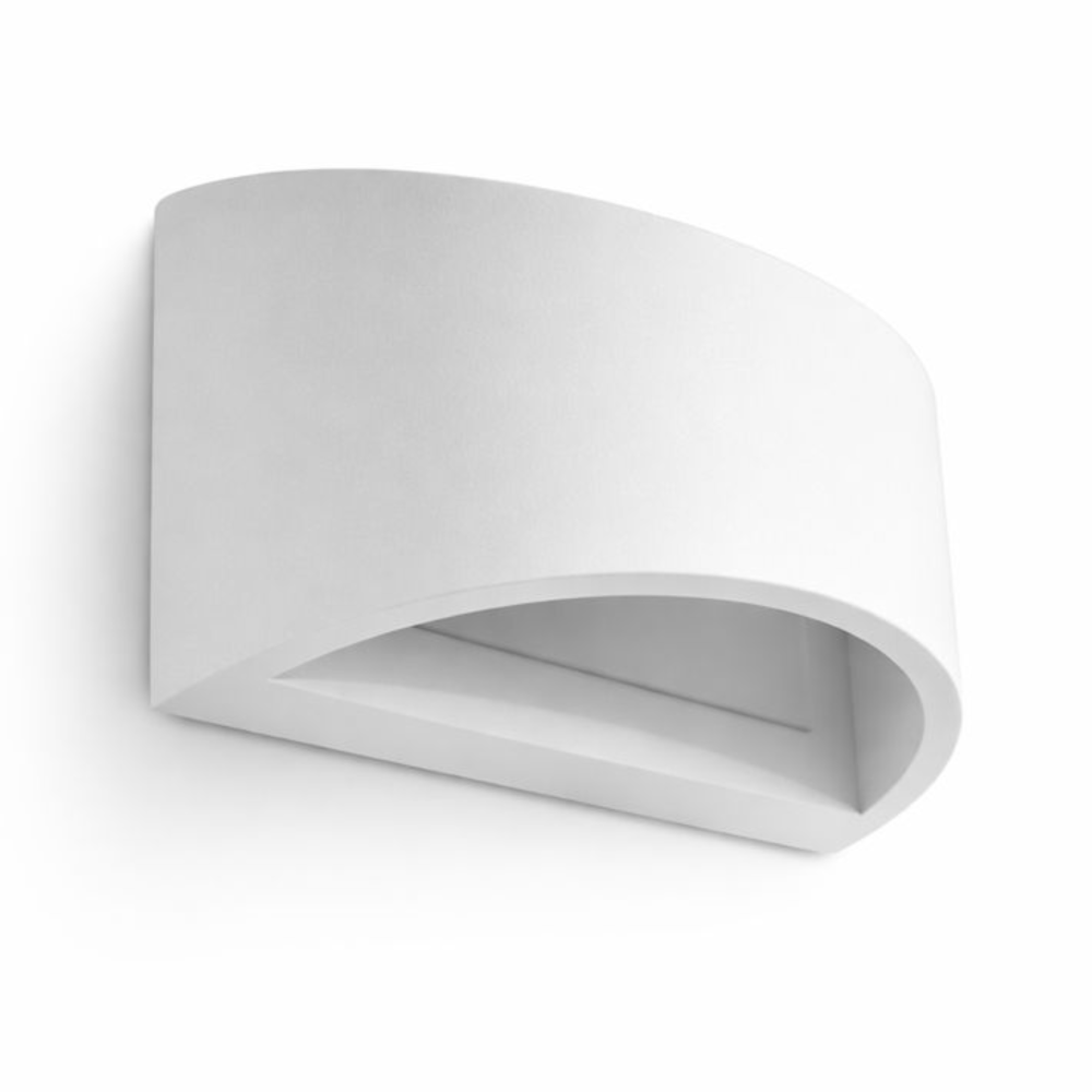 MAKA Applique in Gesso Bianco LED G9 Up & Down Luce Doppia Emissione ...