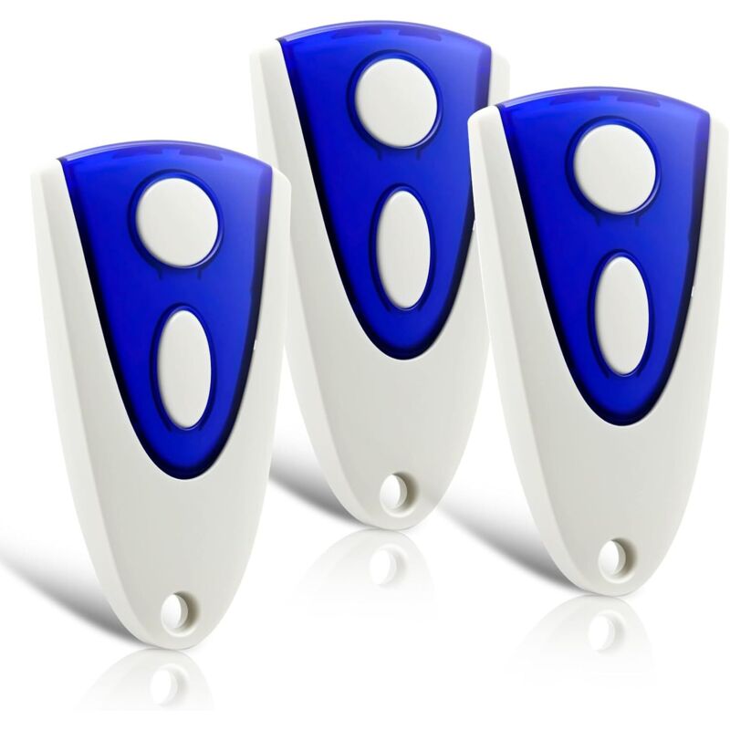 Lot de 3 télécommandes de rechange pour porte de garage - 433, 92 MHz ...