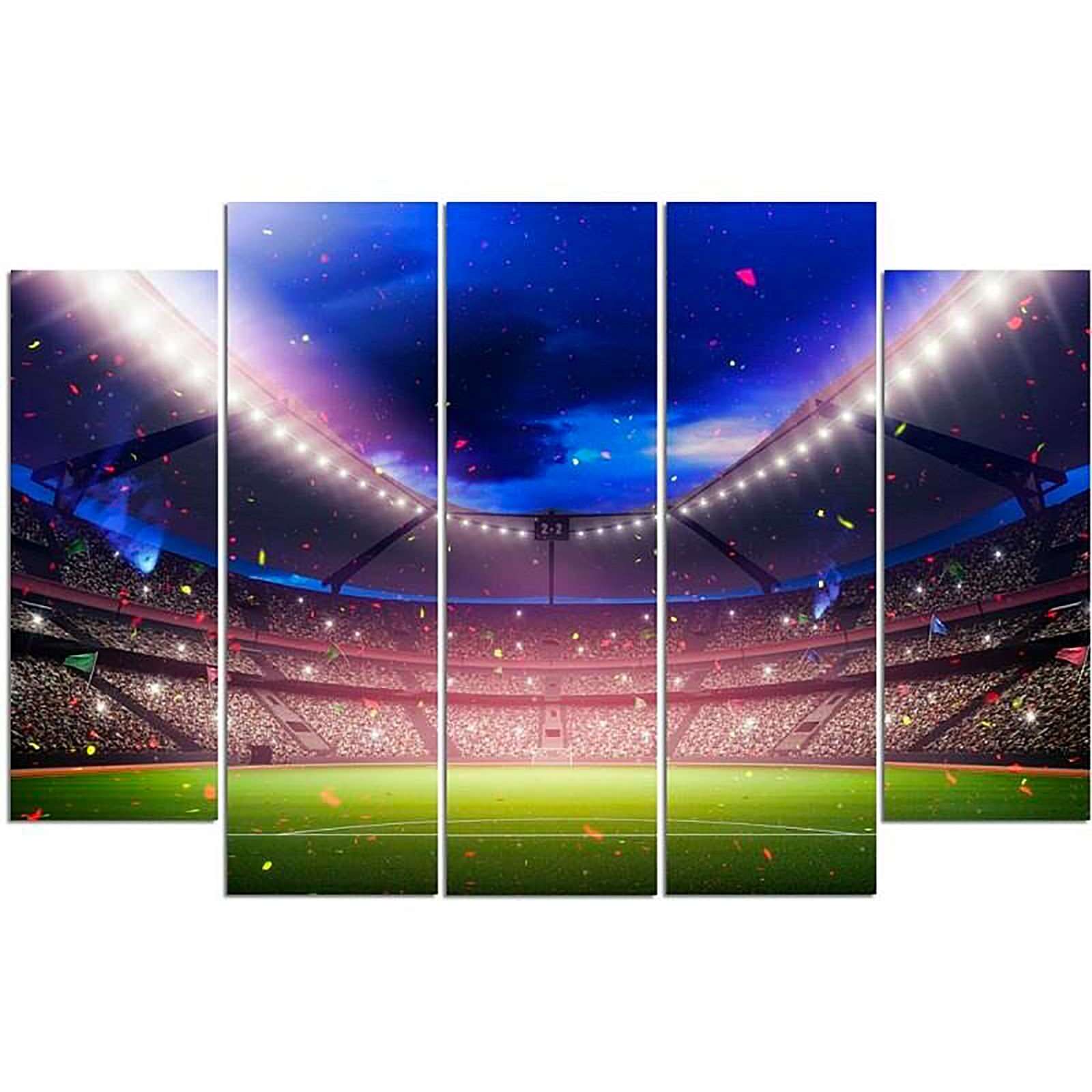 Tableau du stade de foot - 100 x 70 cm | Leroy Merlin