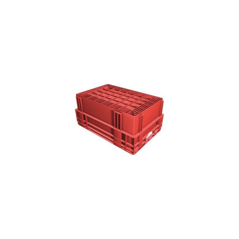 Bac rangement DTK 600x400x420 mm rouge (Par 2) | Leroy Merlin