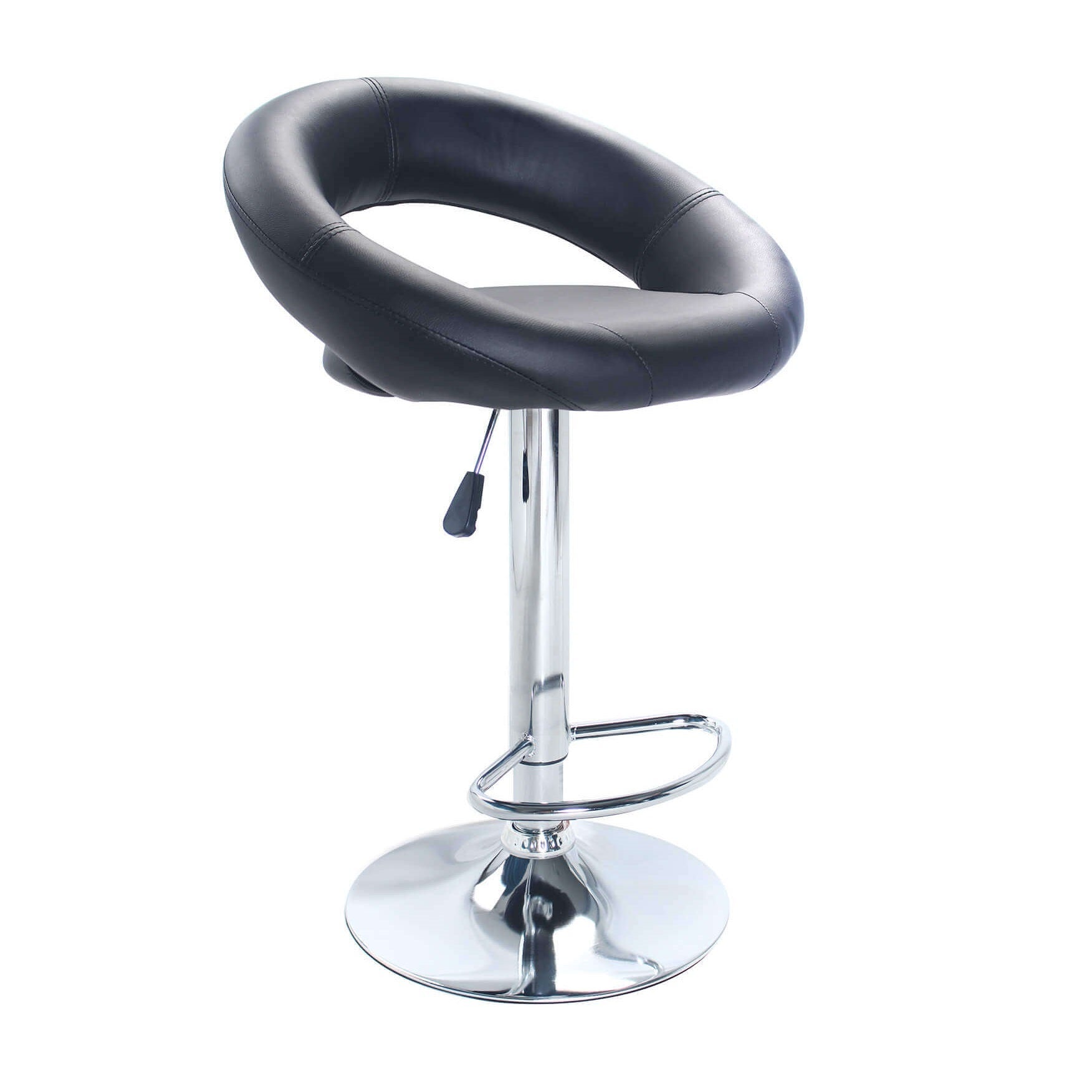 Taburete giratorio de interior con asiento de piel sintética Torino ...