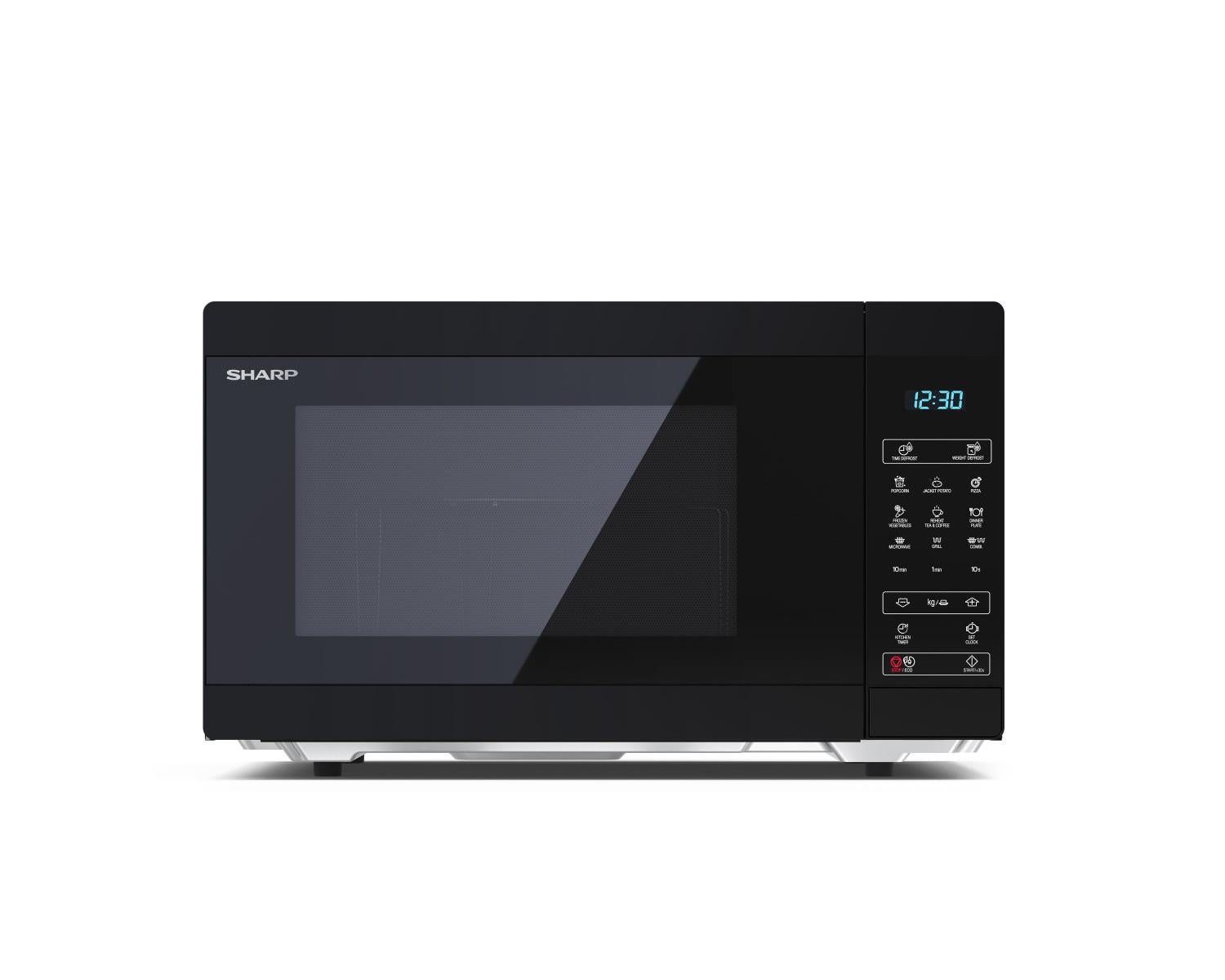 Four à micro-ondes avec gril Sharp YC-MG51E-B 25 L 900 W Noir | Leroy Merlin