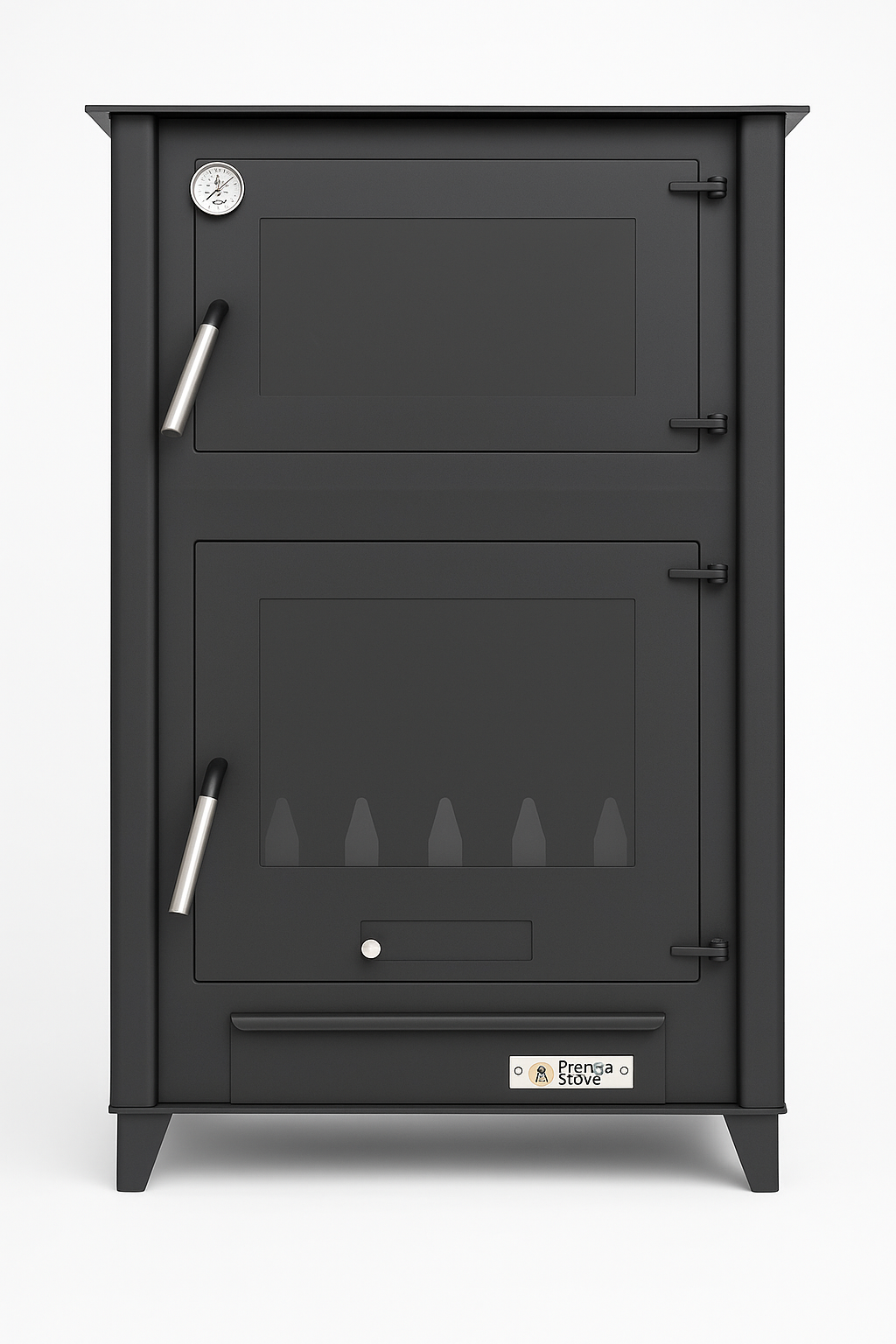 PRENSA STOVE - Estufa de Leña con Horno Modelo ETNA 13 kW | Leroy Merlin