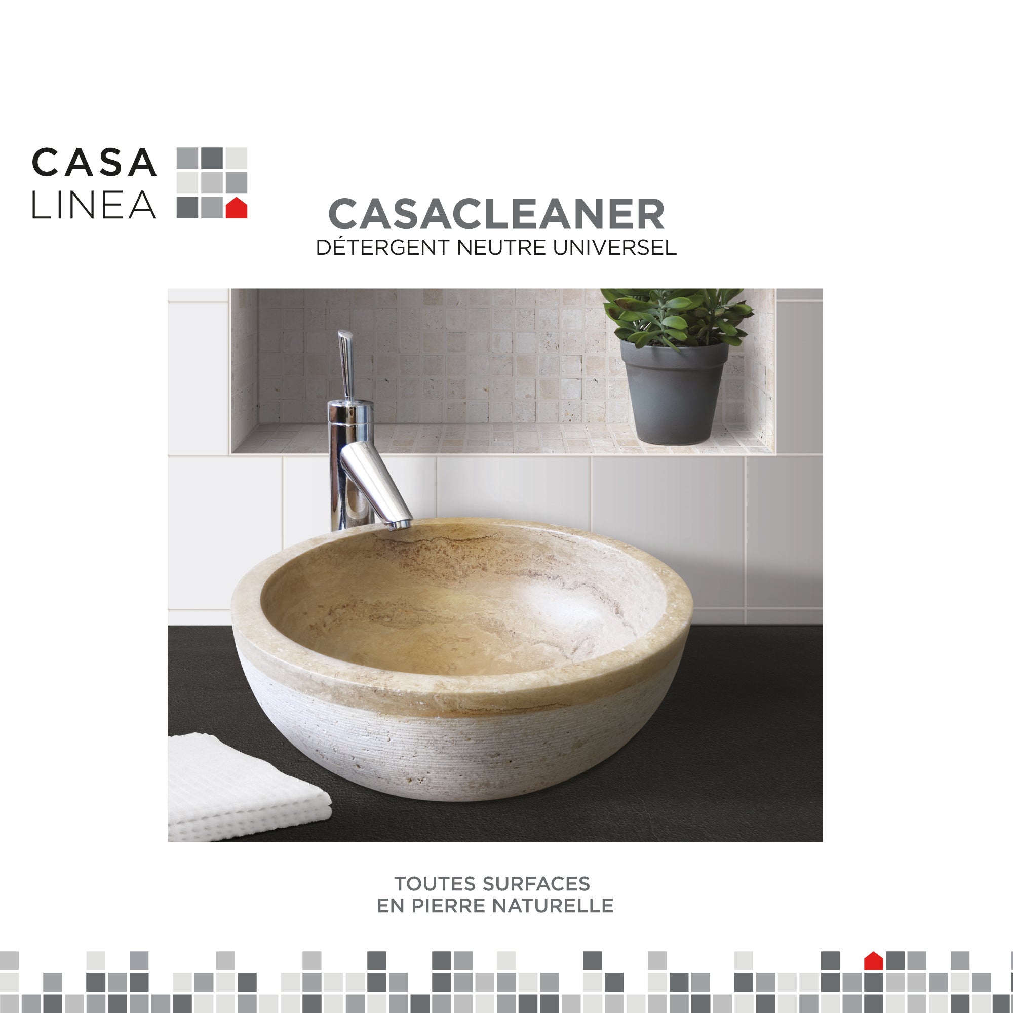 Nettoyant Pierre Naturelle extérieur et intérieur CASA LINEA 500 Ml ...