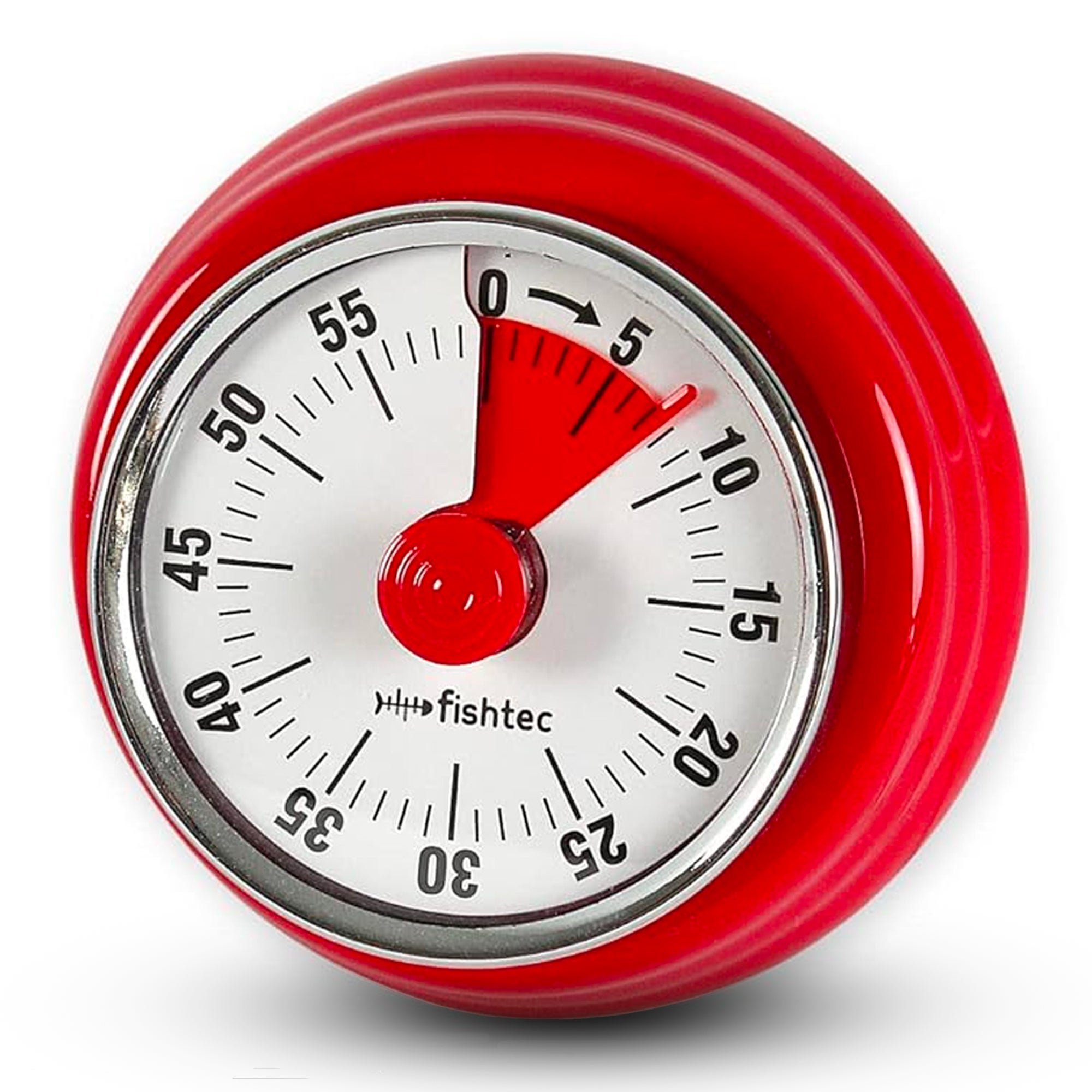 Temporizador mecánico de acero inoxidable FISHTEC, Temporizador de cuenta atrás retro vintage ...